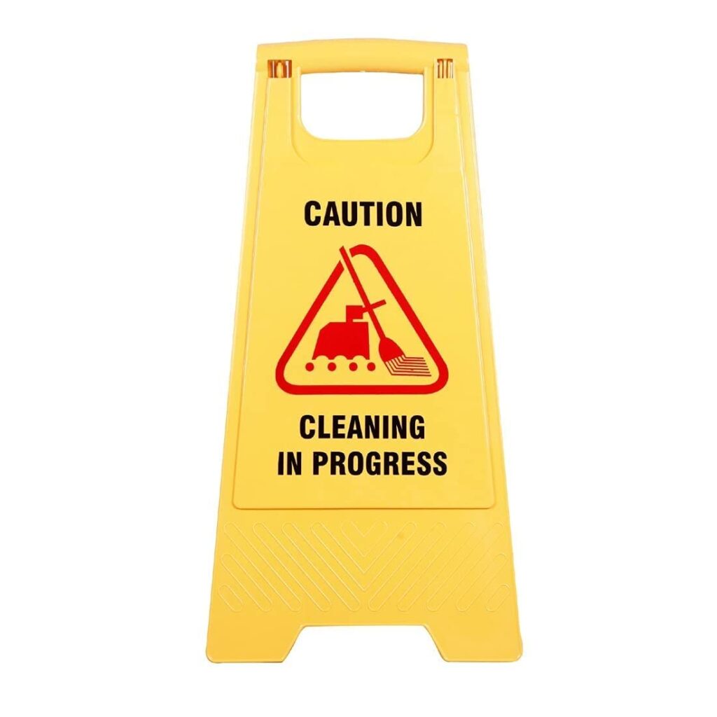 CLEANING IN PROGRESS SIGN BOARD ‣ safetycare.lk